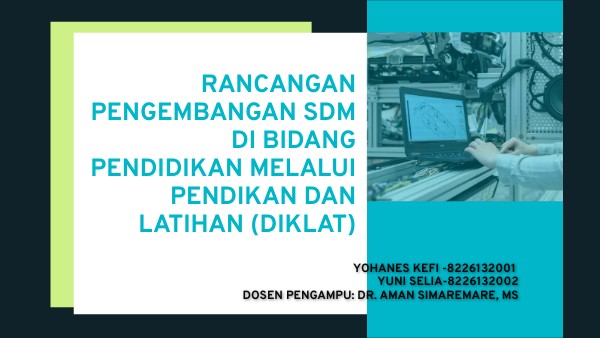 Rancangan Pengembangan SDM Melalui Diklat | Genially