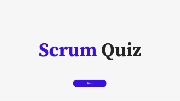 scrum quiz | Genially