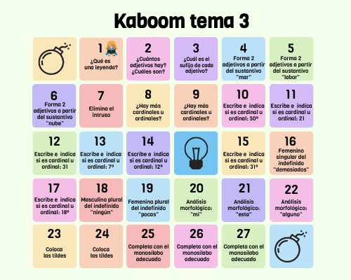 Kaboom tema 3 | Genially