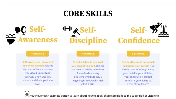 Core Skills Introduction + Listening Example
