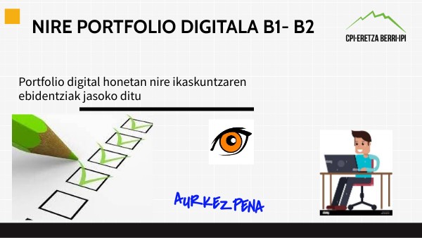 Nire portfolio digitala B1-B2 | Genially