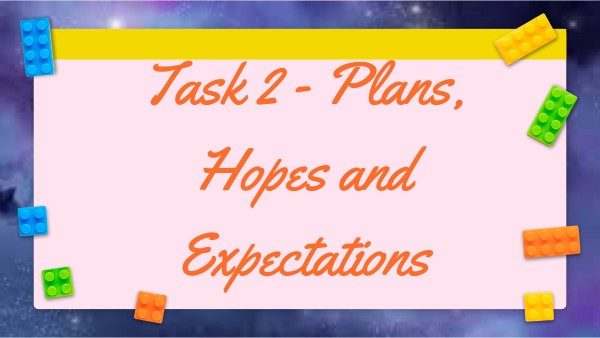 Plans, Hopes and Expectations - Task 2