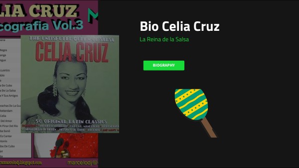 BIO CELIA CRUZ | Genially