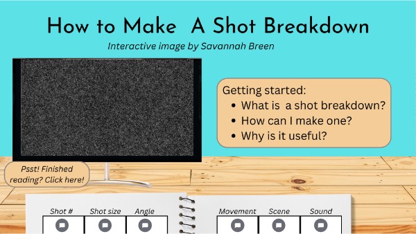 How to Make a Shot Breakdown