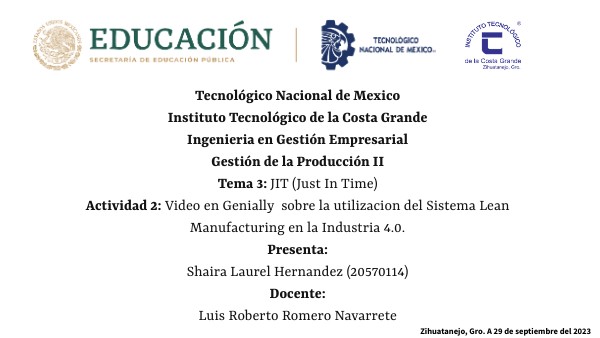 T3_ACT2_LEAN MANUFACTURING_SHAIRA LAUREL | Genially