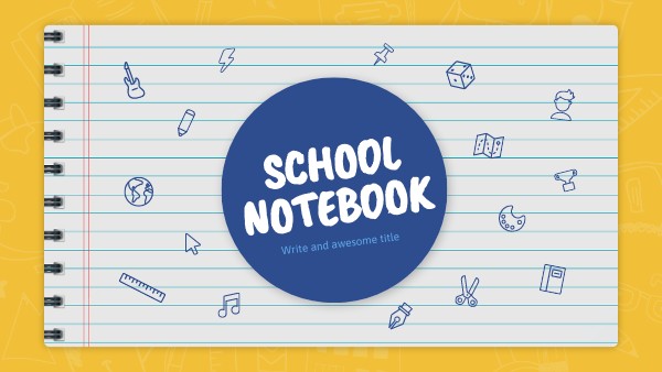 SCHOOL NOTEBOOK