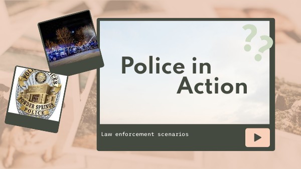 Police in Action Quiz