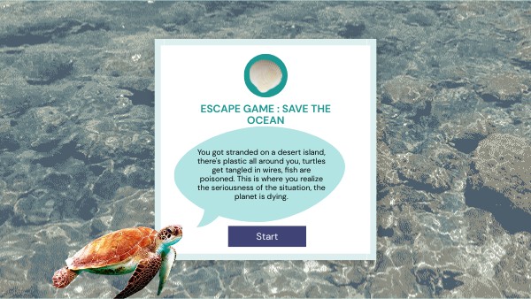escape game save the ocean