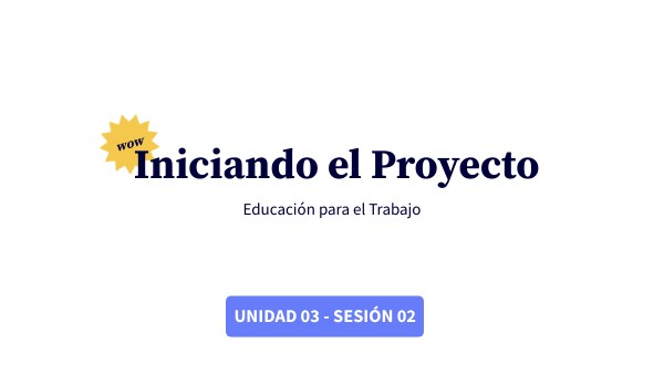 III Unidad 03 S2 | Genially