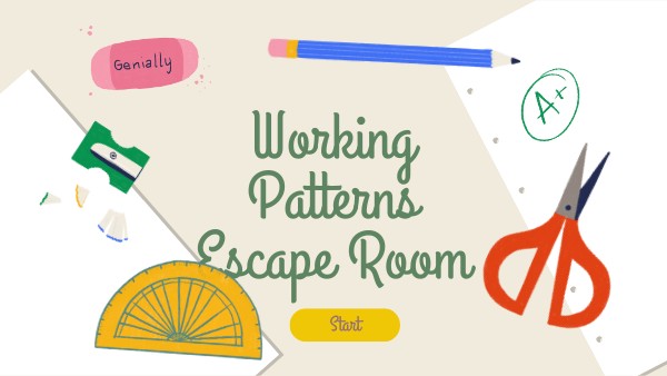 Escape Room Working patterns