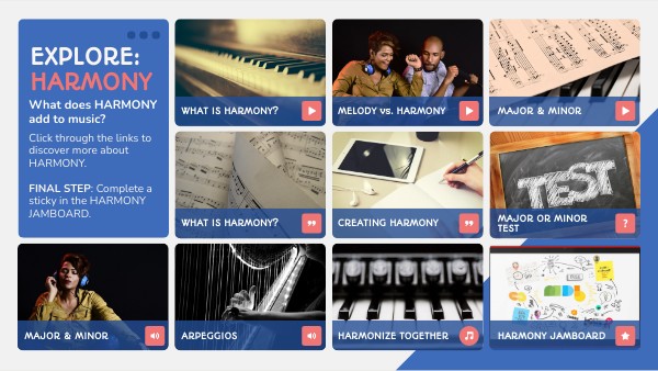 HARMONY EXPLORE BOARD