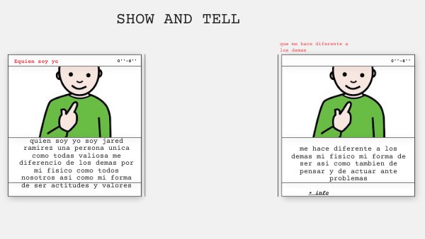 show and tell