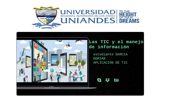 Realizar una línea de tiempo sobre Las TIC y el manejo de información | Genially