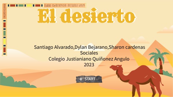 El desierto | Genially