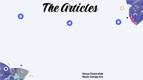 Esmeralda,The Articles | Genially