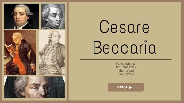 cesare Beccaria