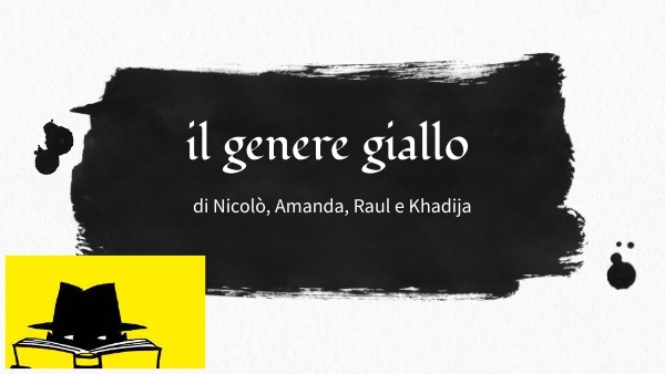 il genere giallo | Genially