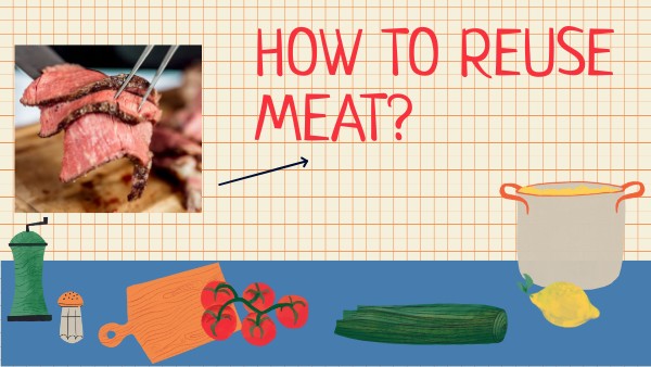 Come riutilizzare la carne? | Genially