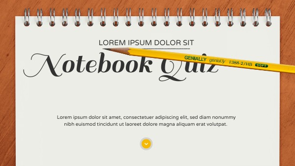 NOTEBOOK QUIZ | Genially
