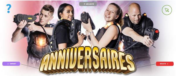 Image interactive pour le Laser Game | Genially