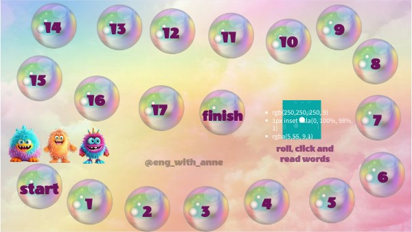 reading monsters | Genially