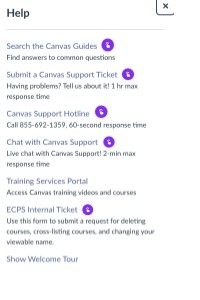 ECPS Canvas Support | Genially