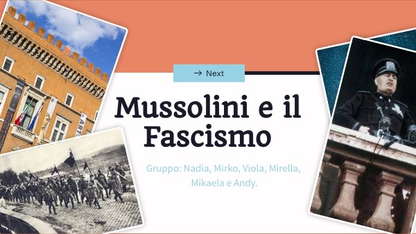 La dittatura di Mussolini | Genially