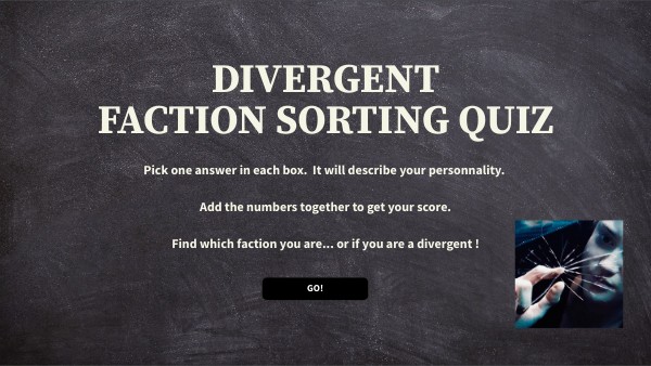 DIVERGENT QUIZ | Genially