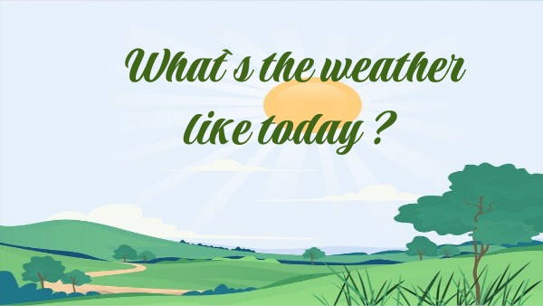 What`s the weather like | Genially