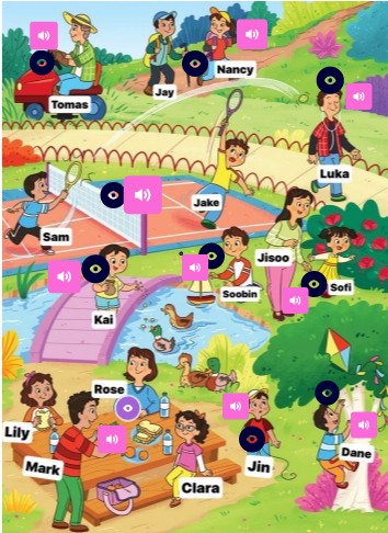 A day at the park . | Genially
