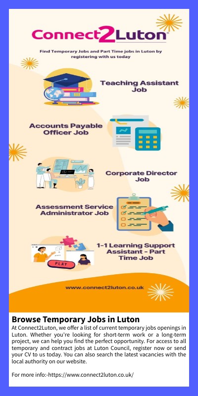 Browse Temporary Jobs in Luton