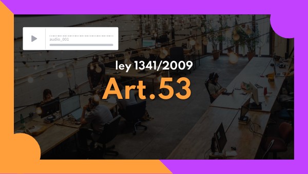 LEY 1341/2009 | Genially