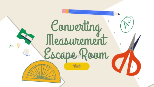CONVERTING MEASUREMENT ESCAPE ROOM | Genially