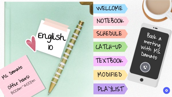 English 10 Hub | Genially