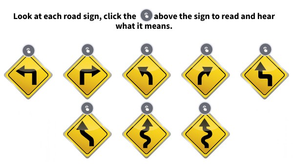 Road Signs 1 | Genially