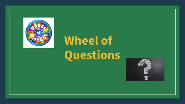 wheel of questions | Genially