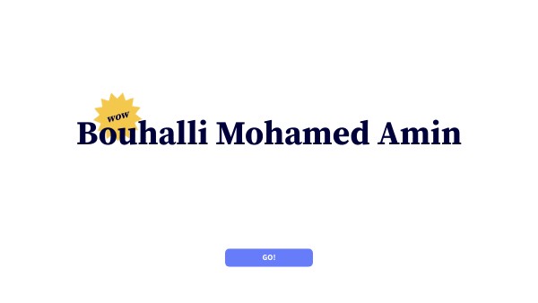 Bouhalli Mohamed Amin