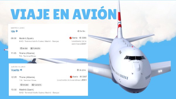 PRESENTACIÓN VIAJE EN AVIÓN