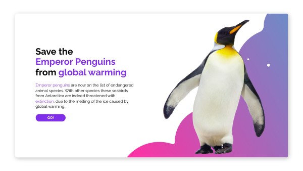 Save the penguin
