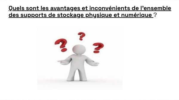 support physique et numérique