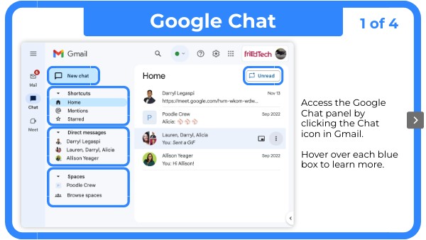 Google Chat | Genially