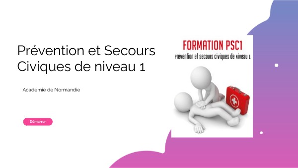 Présentation PSC1 | Genially