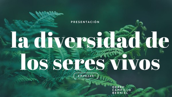 la diversidad de los seres vivos