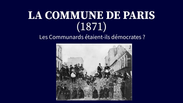HGGSP LA COMMUNE | Genially