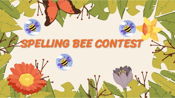 SPELLING BEE CONTEST | Genially