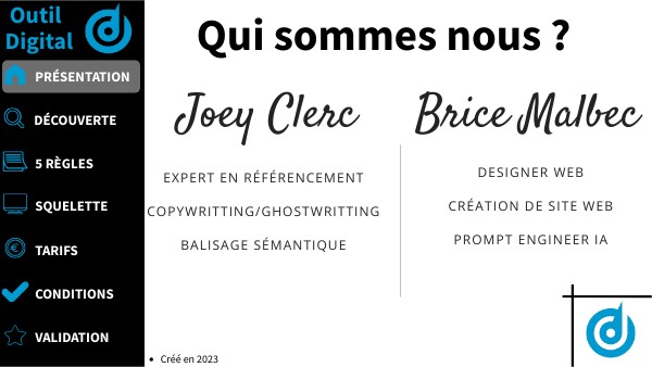 Copie - Presentation OutilWeb