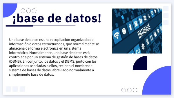 base de datos