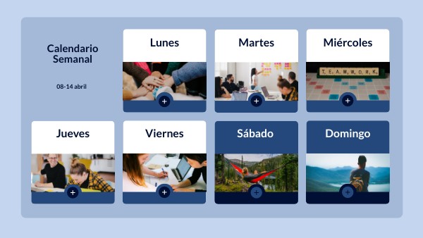 CALENDARIO SEMANAL | Genially