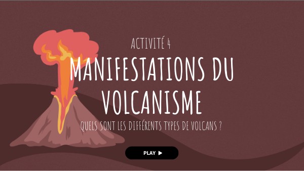 4e chap 2 : manifestations volcaniques