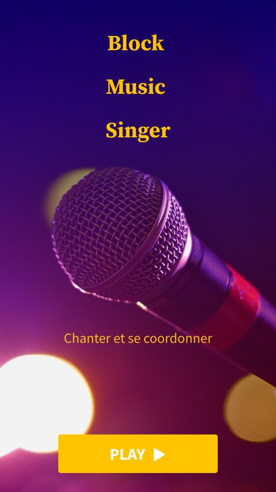 Block Music Singer - Mobile version
